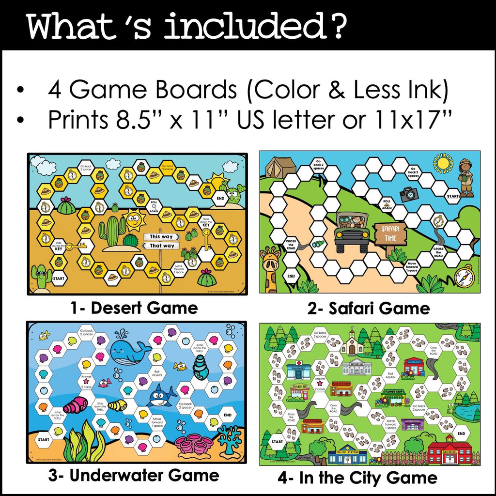 Customizable Board Game Templates with Editable Cards – Hot Chocolate ...