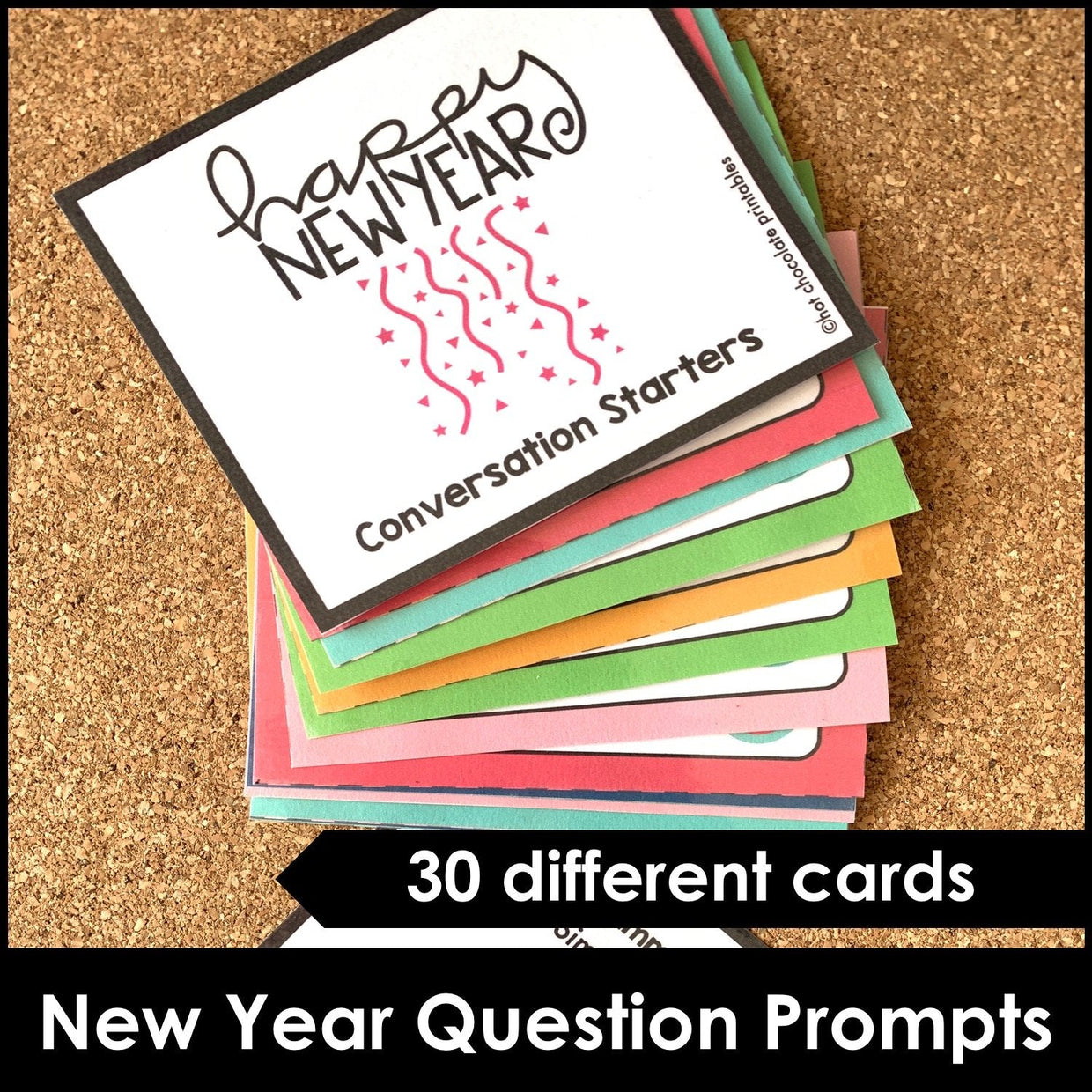 New Year Conversation Questions : Present & Past Simple
