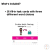 Object and Possessive Pronoun Task Cards
