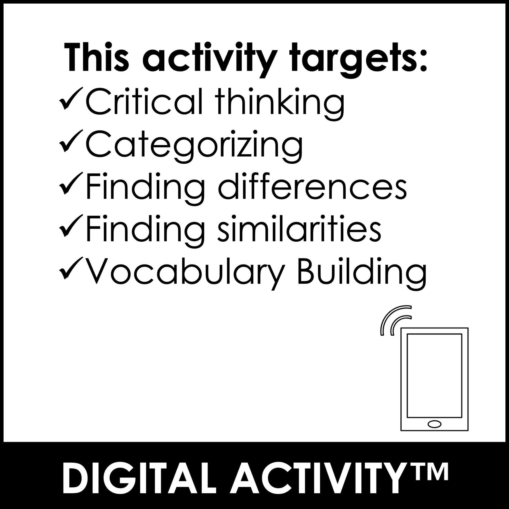 Odd One Out | Speaking Cards & Slides Bundle – Hot Chocolate Teachables