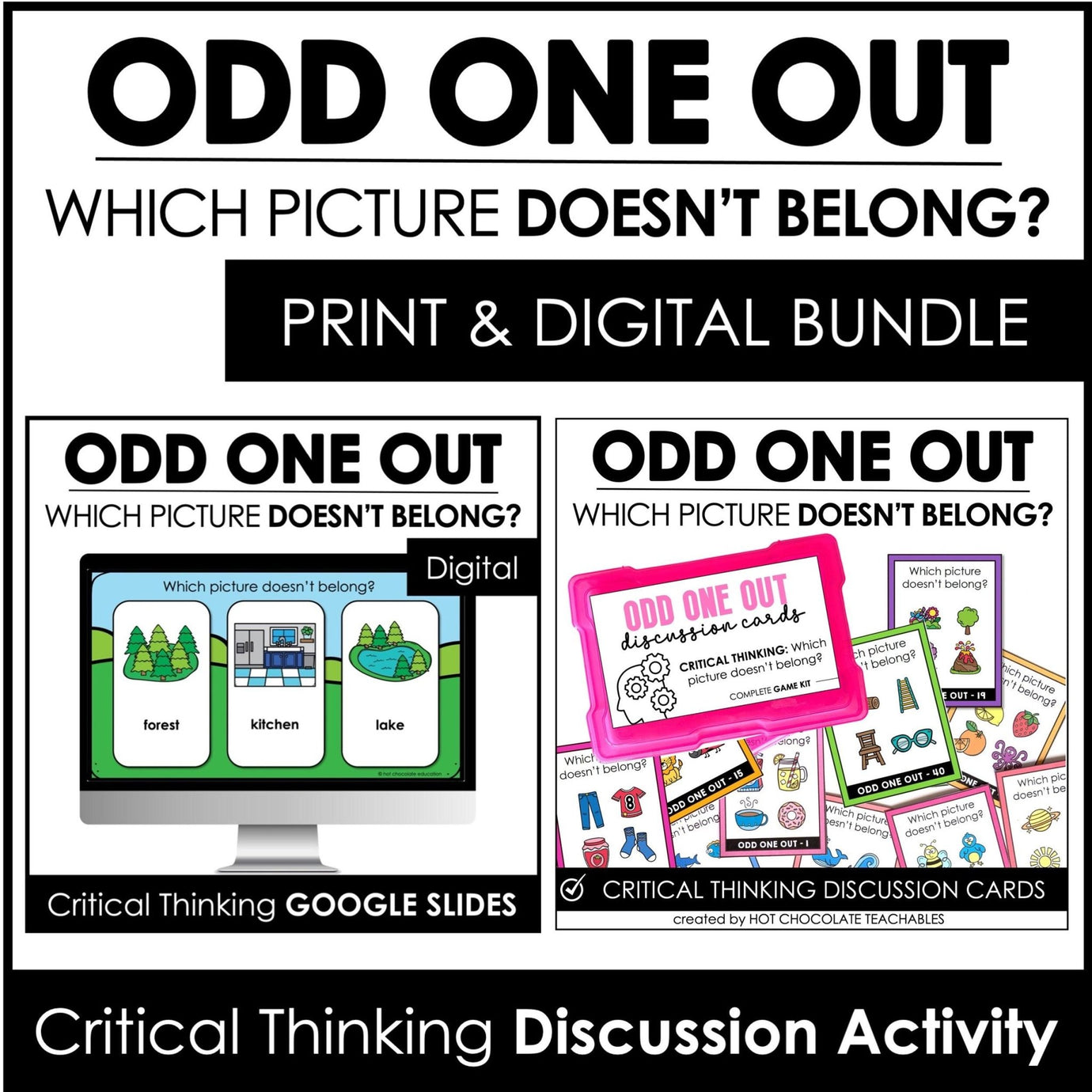 Odd One Out | Speaking Cards & Slides Bundle