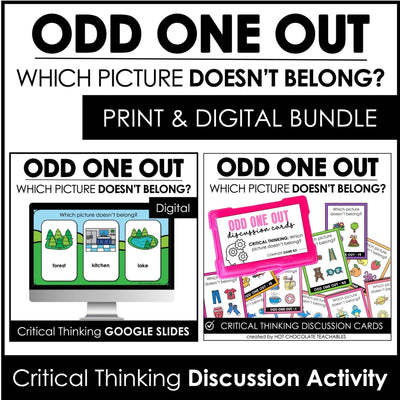 Odd One Out | Speaking Cards & Slides Bundle – Hot Chocolate Teachables