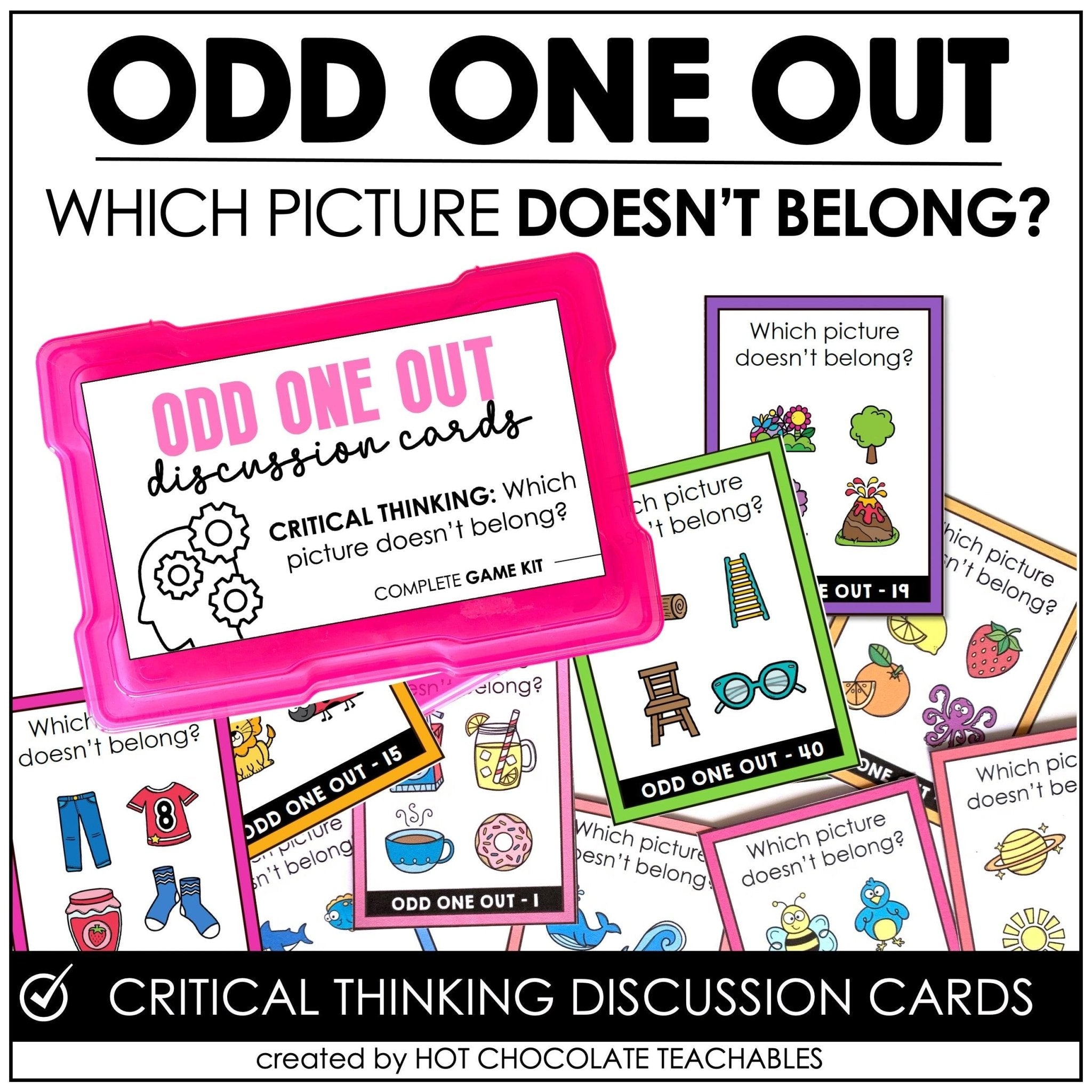 Odd One Out | Speaking Cards & Slides Bundle – Hot Chocolate Teachables