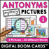 Opposite Words | Antonym Mystery Picture Boom Cards™ BUNDLE