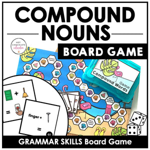 Parts of Speech Board Games: Learn Nouns, Verbs, Preposition – Hot ...