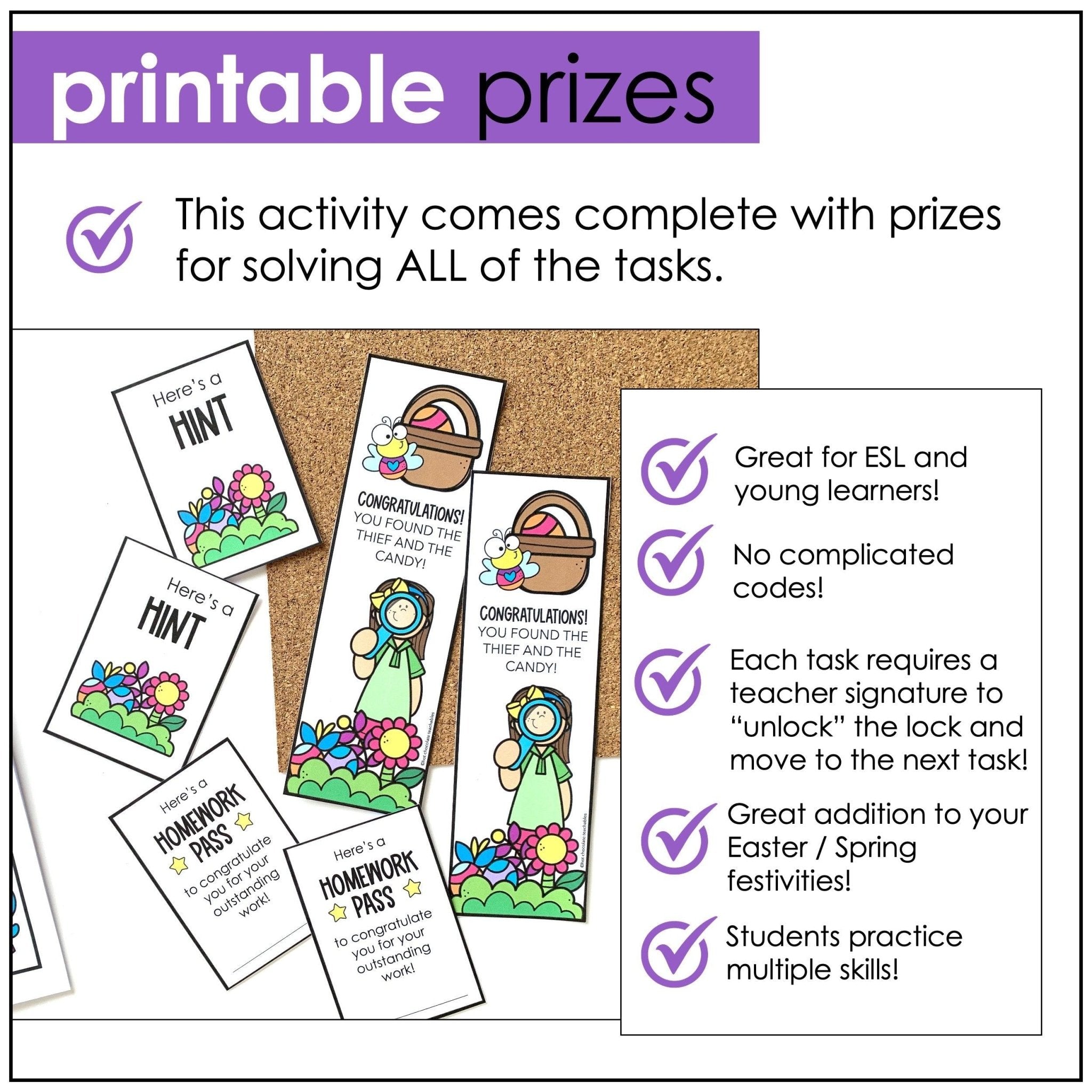 Easter/Spring Escape Room - Solve Mystery Activity – Hot Chocolate ...