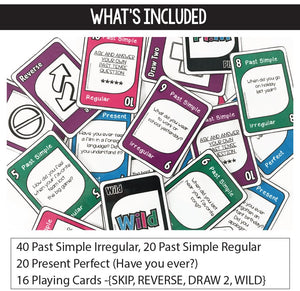Verb Tense Card Game: Past Simple & Present Perfect Question – Hot ...