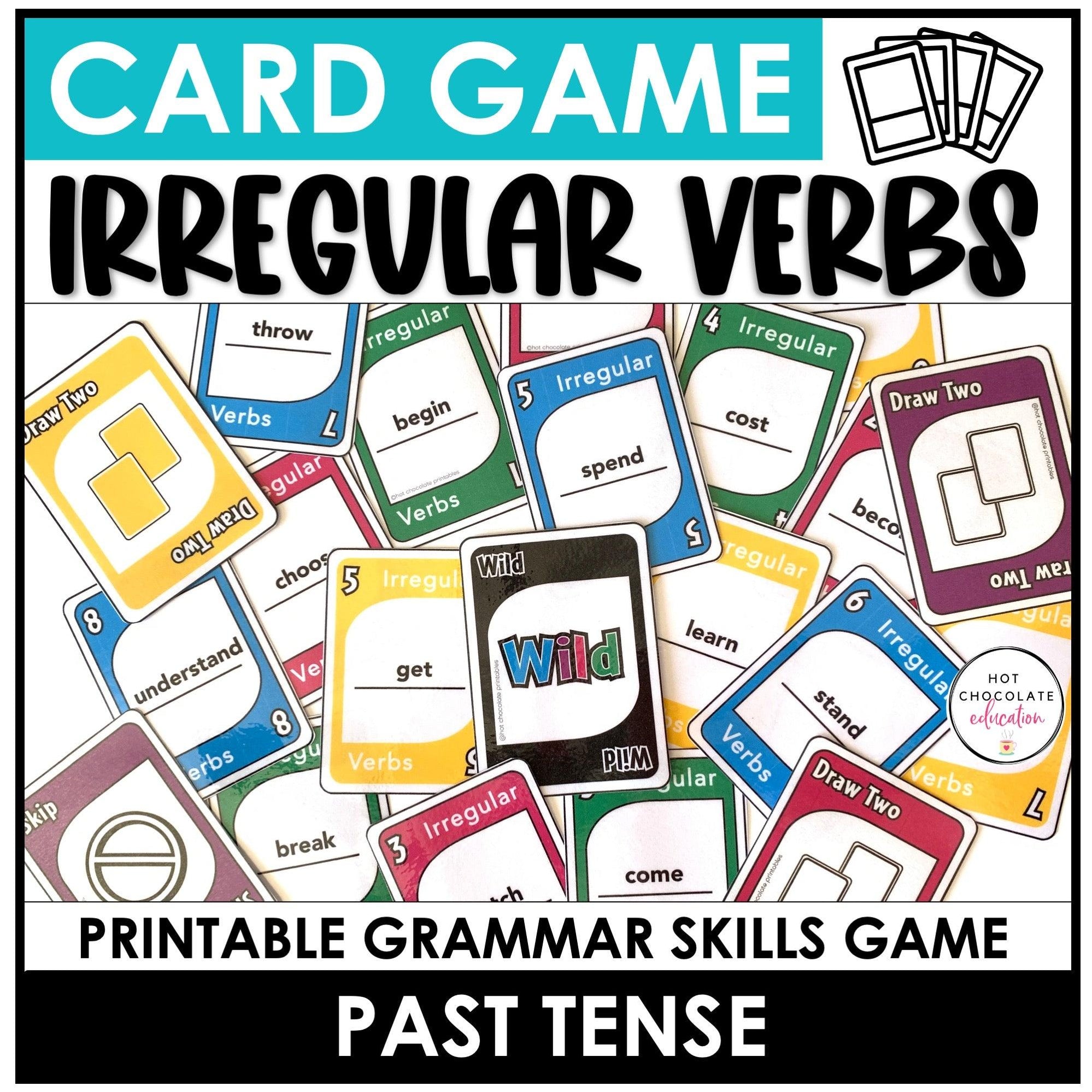 Irregular Verbs - Hot Chocolate Teachables