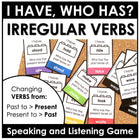 Past Simple Irregular Verbs Game: I have-Who has?