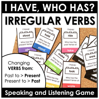 Past Simple Irregular Verbs Game: I have-Who has? – Hot Chocolate ...