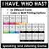Past Simple Irregular Verbs Game: I have-Who has?