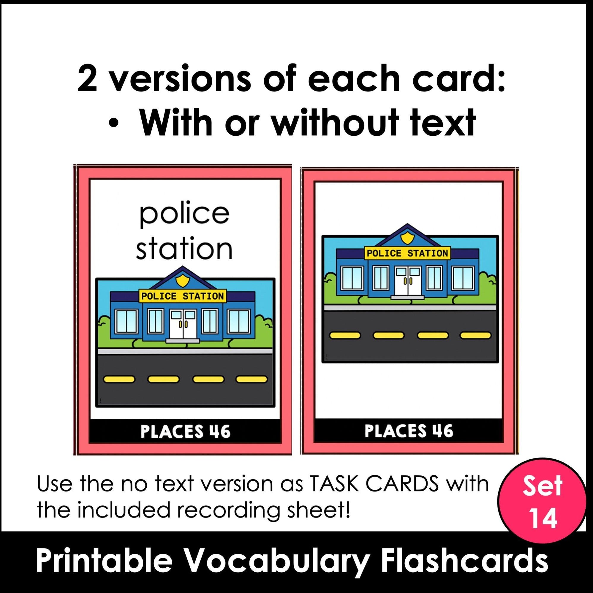 Places Flashcards : City, Buildings, Outdoor, House, Rooms – Hot ...