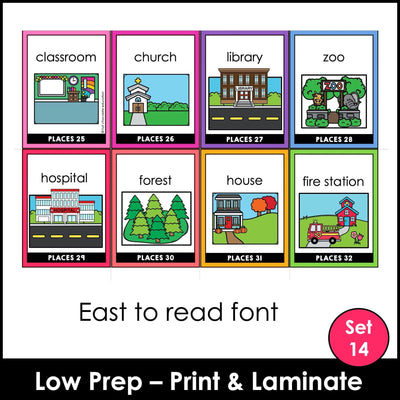 Places Flashcards : City, Buildings, Outdoor, House, Rooms – Hot ...