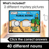 Plural Noun Mystery Picture - Boom Cards – Hot Chocolate Teachables