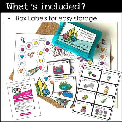Place Prepositions Board Game | in, on, under, in front of – Hot ...