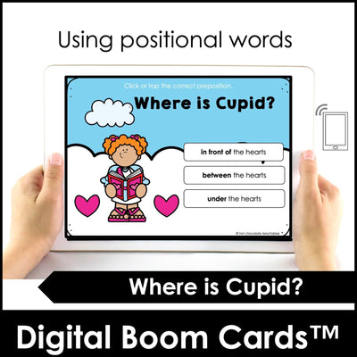 Prepositions of Place Boom Cards™ Valentine's Day Lesson – Hot ...