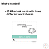 Present Simple Task Cards: Positives, Negatives & Questions