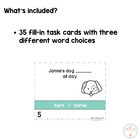 Present Simple Task Cards: Positives, Negatives & Questions