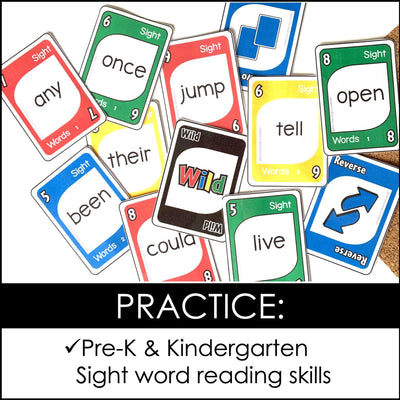 Primer Sight Word Card Game for 1st & 2nd Grade – Hot Chocolate Teachables