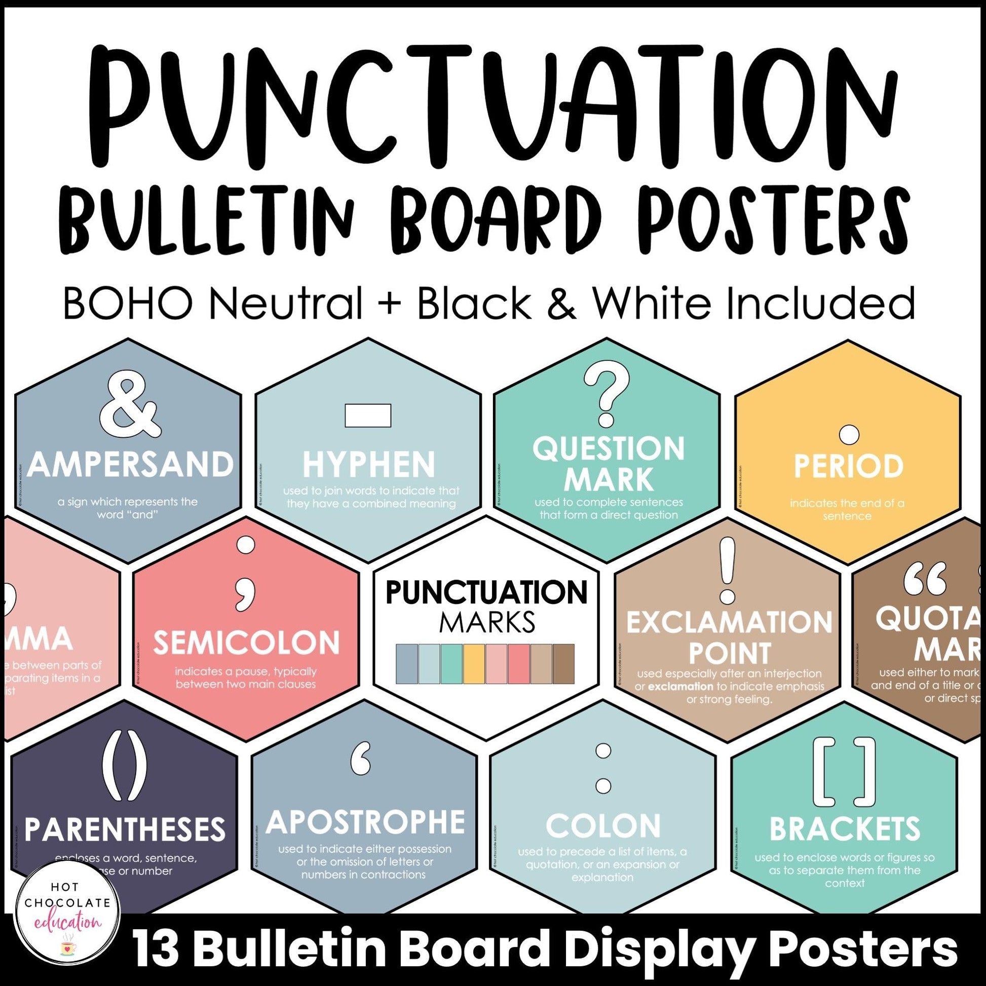 punctuation marks posters