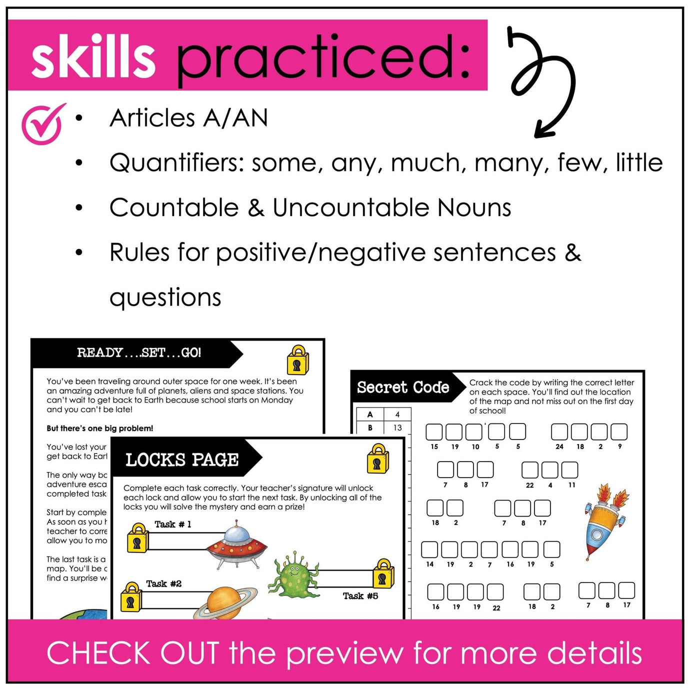 Quantifiers: Countable & Uncountable Nouns - A/An, Some, Any