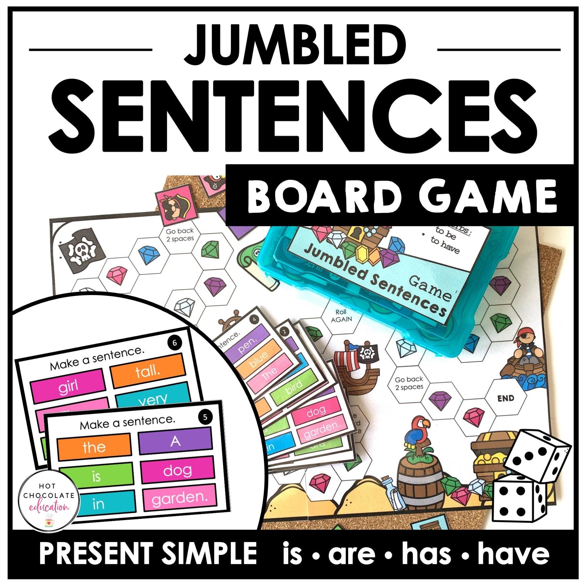 Printable Board Games - Hot Chocolate Teachables