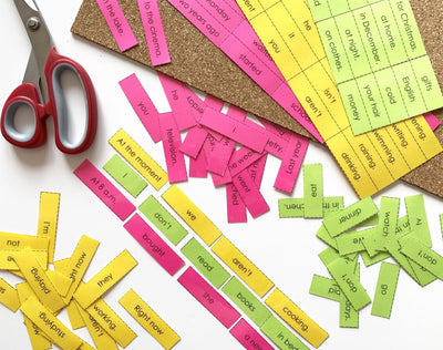 Sentence Building: Mixed Up Sentences | Present & Past Tense – Hot ...