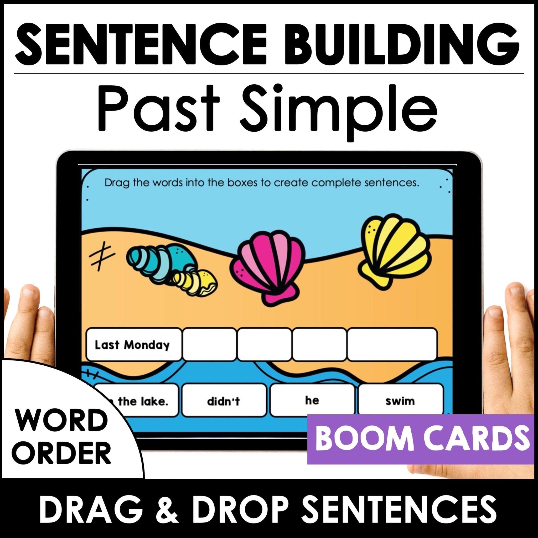 Learn English Verb Tenses | Boom Cards – Hot Chocolate Teachables
