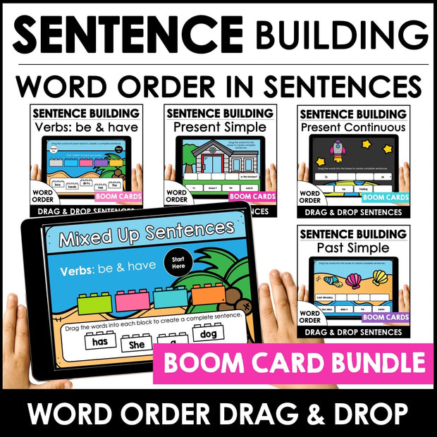 Learn English Verb Tenses | Boom Cards