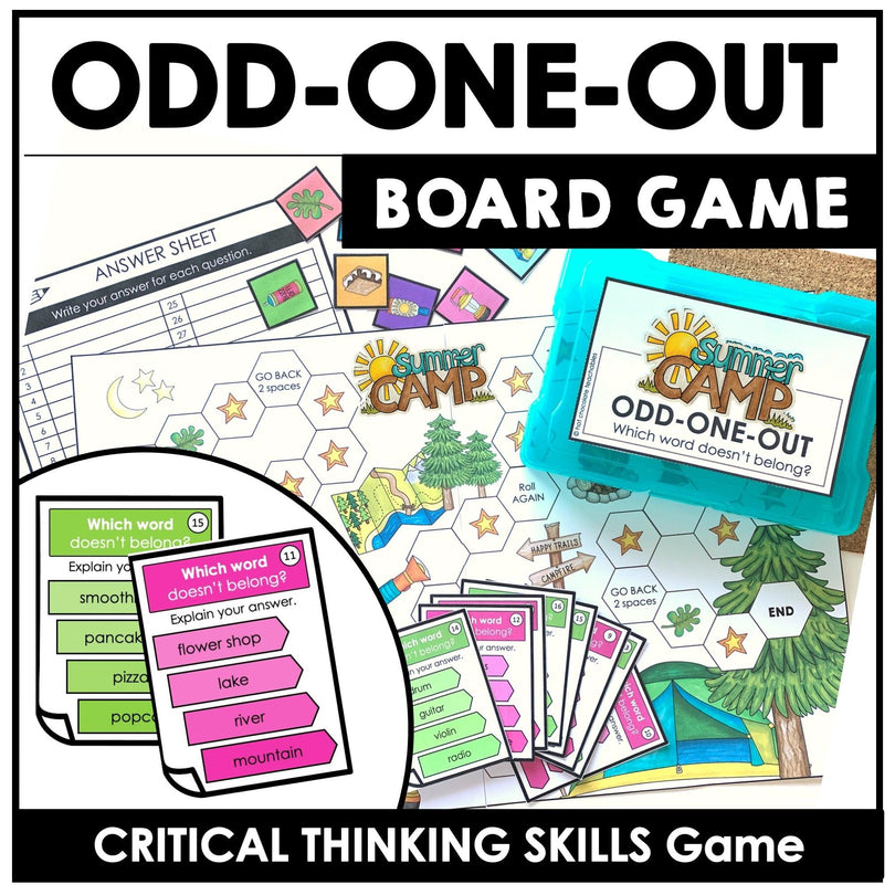 Odd One Out: Speaking Practice Board Game