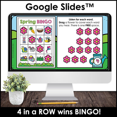 Spring & Easter Vocabulary Bingo | Print & Digital Bundle – Hot ...