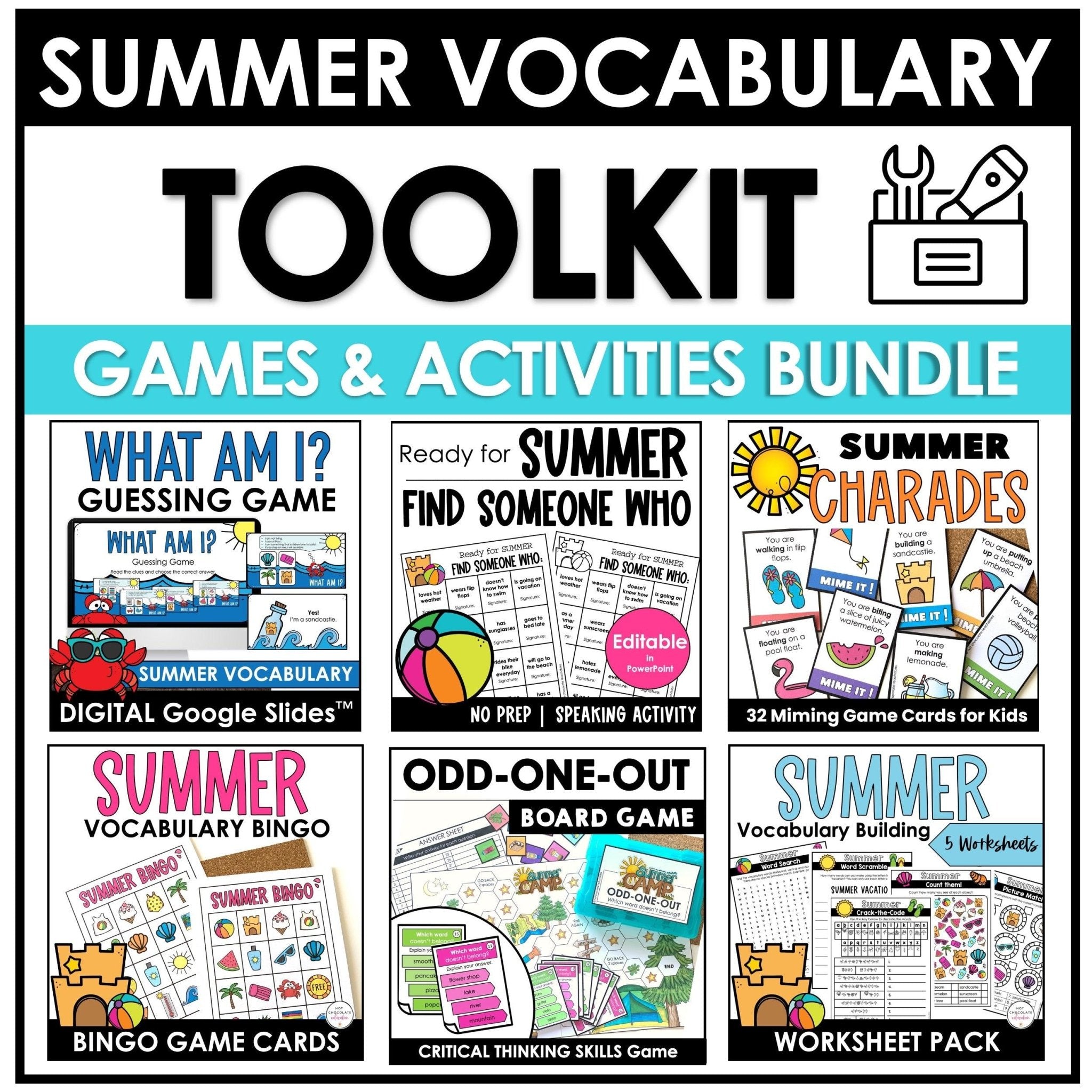 Summer Games & Activities Bundle - ESL Summer Toolkit