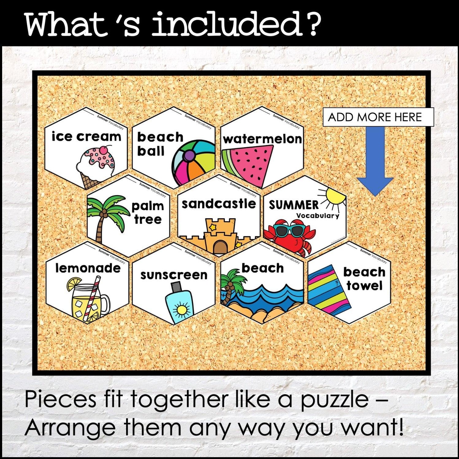 Summer Vocabulary Posters for Classroom Bulletin Board – Hot Chocolate ...