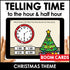 Christmas Analog Clock BOOM CARDS | Telling Time – Hot Chocolate Teachables