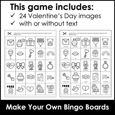 Valentine's Bingo - Customize & Create Game Boards – Hot Chocolate ...