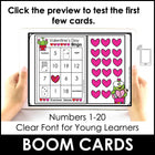 Valentine's Day Numbers 1-20 Bingo Game | Boom Cards