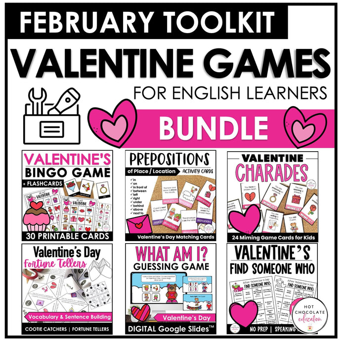 Valentine's Day Party Games for ESL - Grammar & Vocabulary