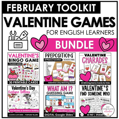 Valentine's Day Party Games for ESL - Grammar & Vocabulary – Hot ...