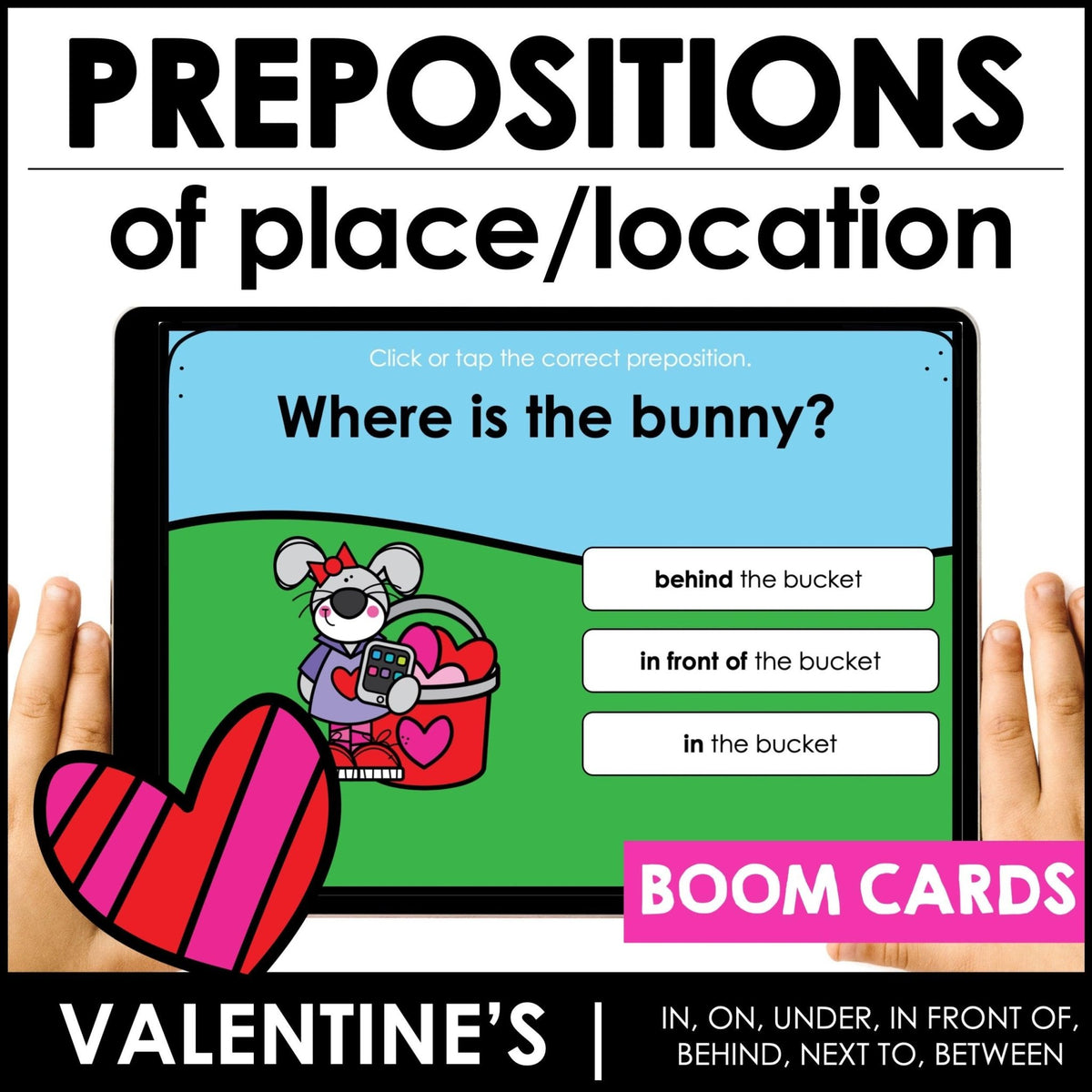 Valentine's Day Boom Cards™ | Spatial Concepts – Hot Chocolate Teachables