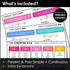 Verb Charts - Present & Past Tense Regular & Irregular Verb