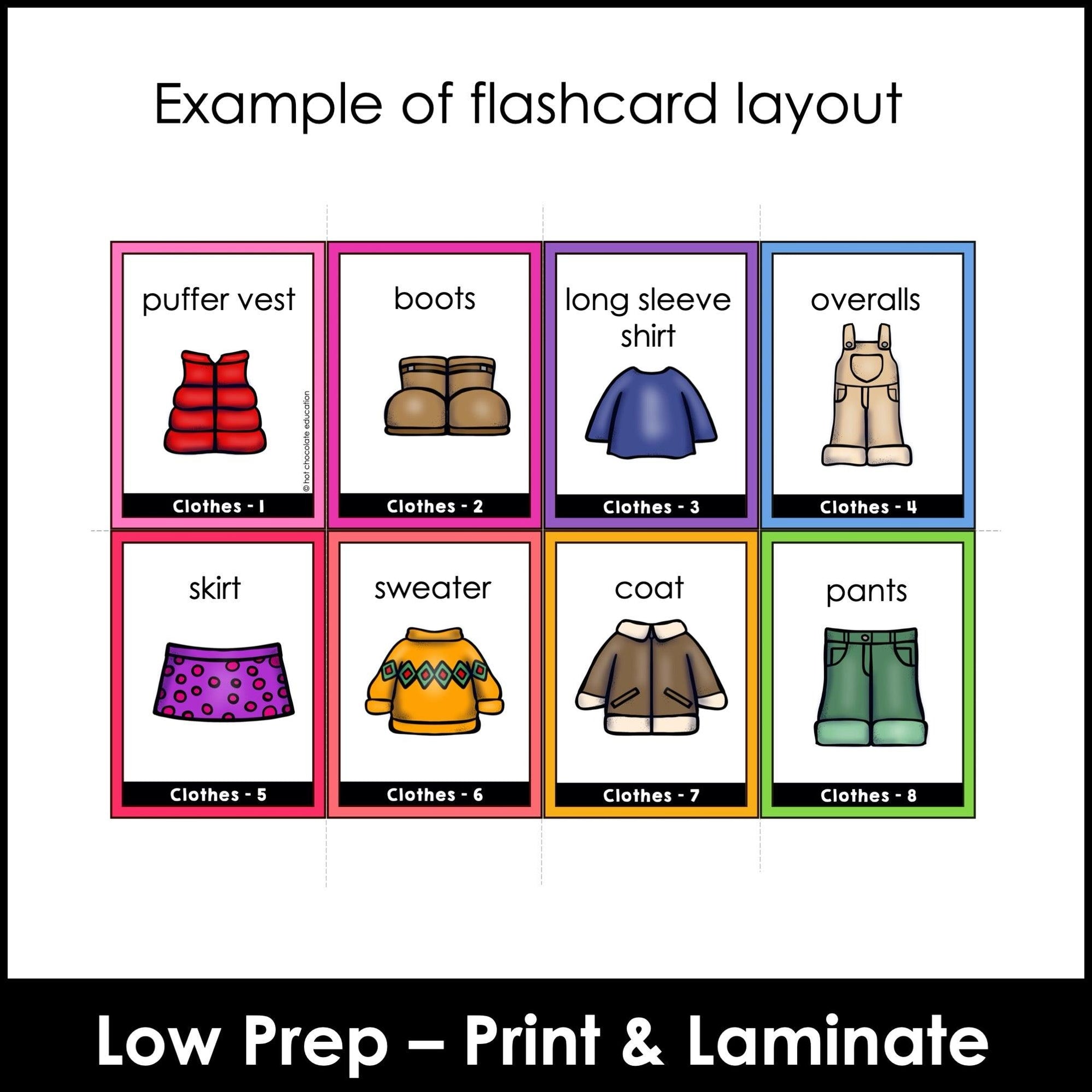 ESL ELL ELD Flashcard Bundle - Vocabulary Toolkit – Hot Chocolate ...