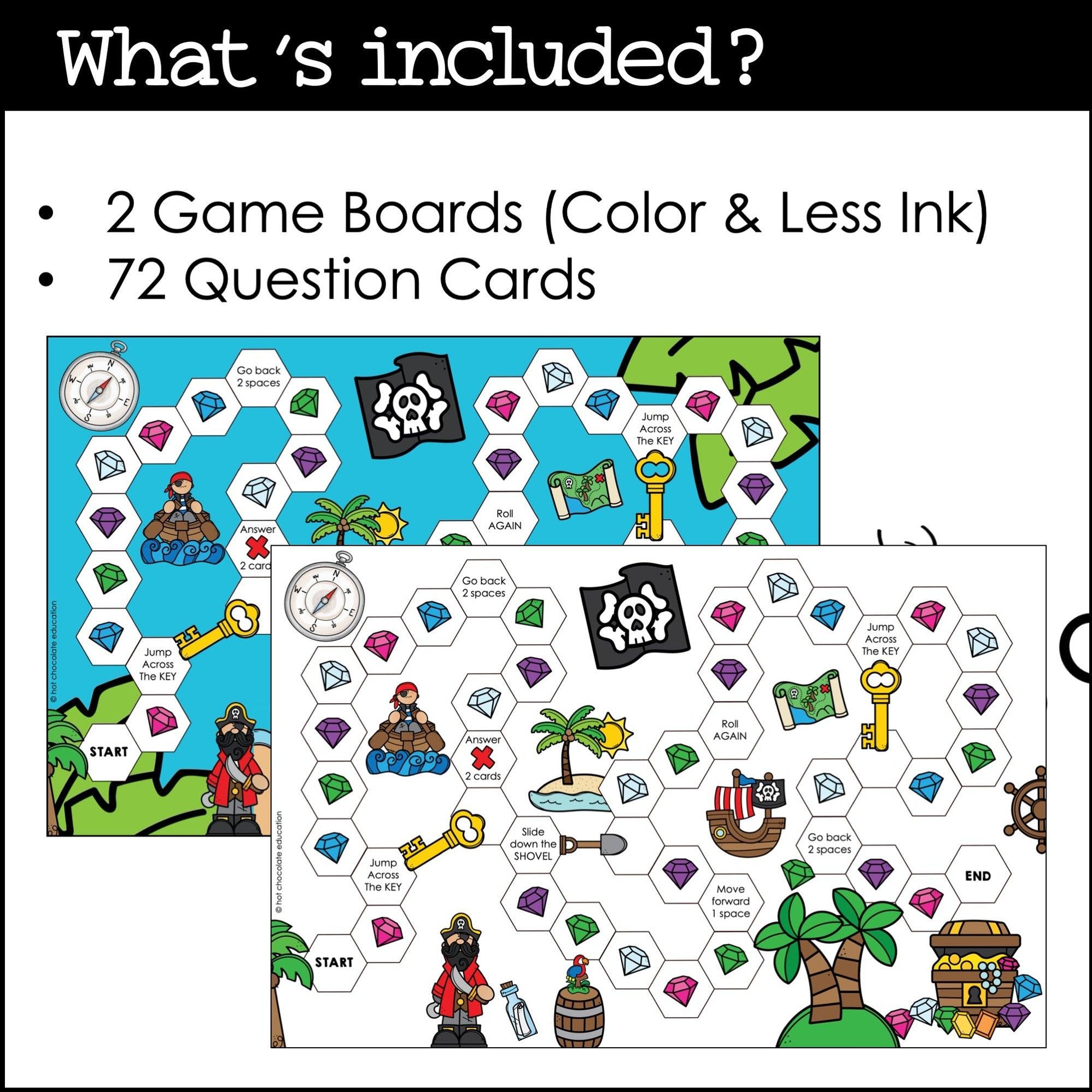 WH Question Board Game - What - When - Where - Why - Who – Hot ...
