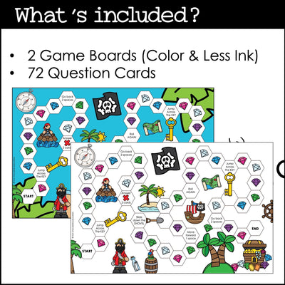 WH Question Board Game - What - When - Where - Why - Who – Hot ...