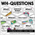 WH Question Words Posters: ESL Bulletin Board