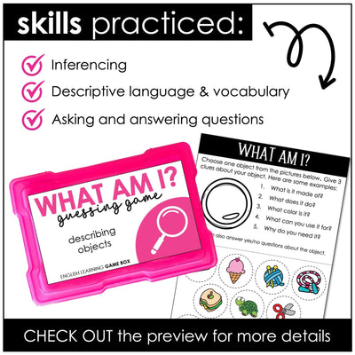 What am I? - Guessing Game - Describing Objects & Animals – Hot ...