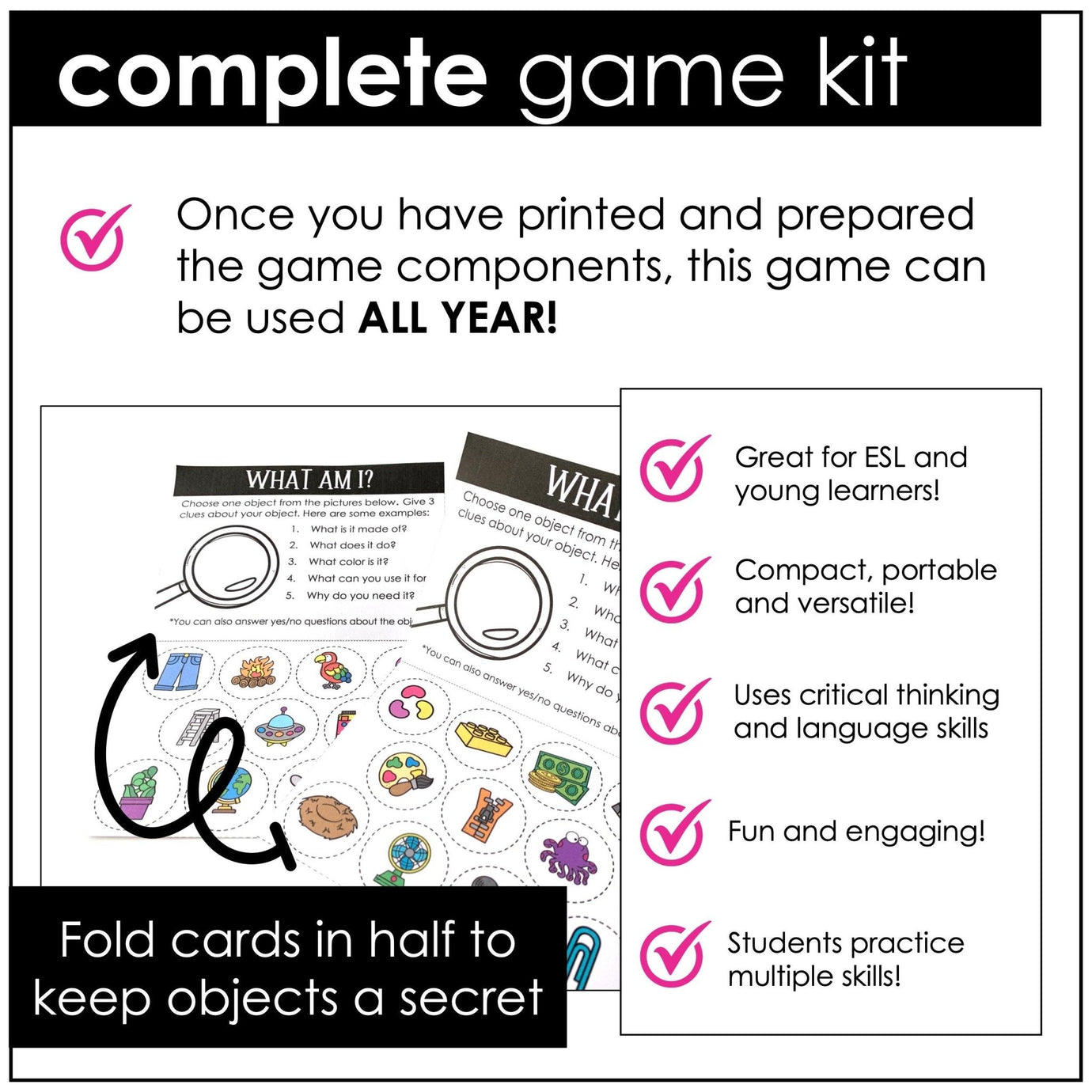 What am I? - Guessing Game - Describing Objects & Animals