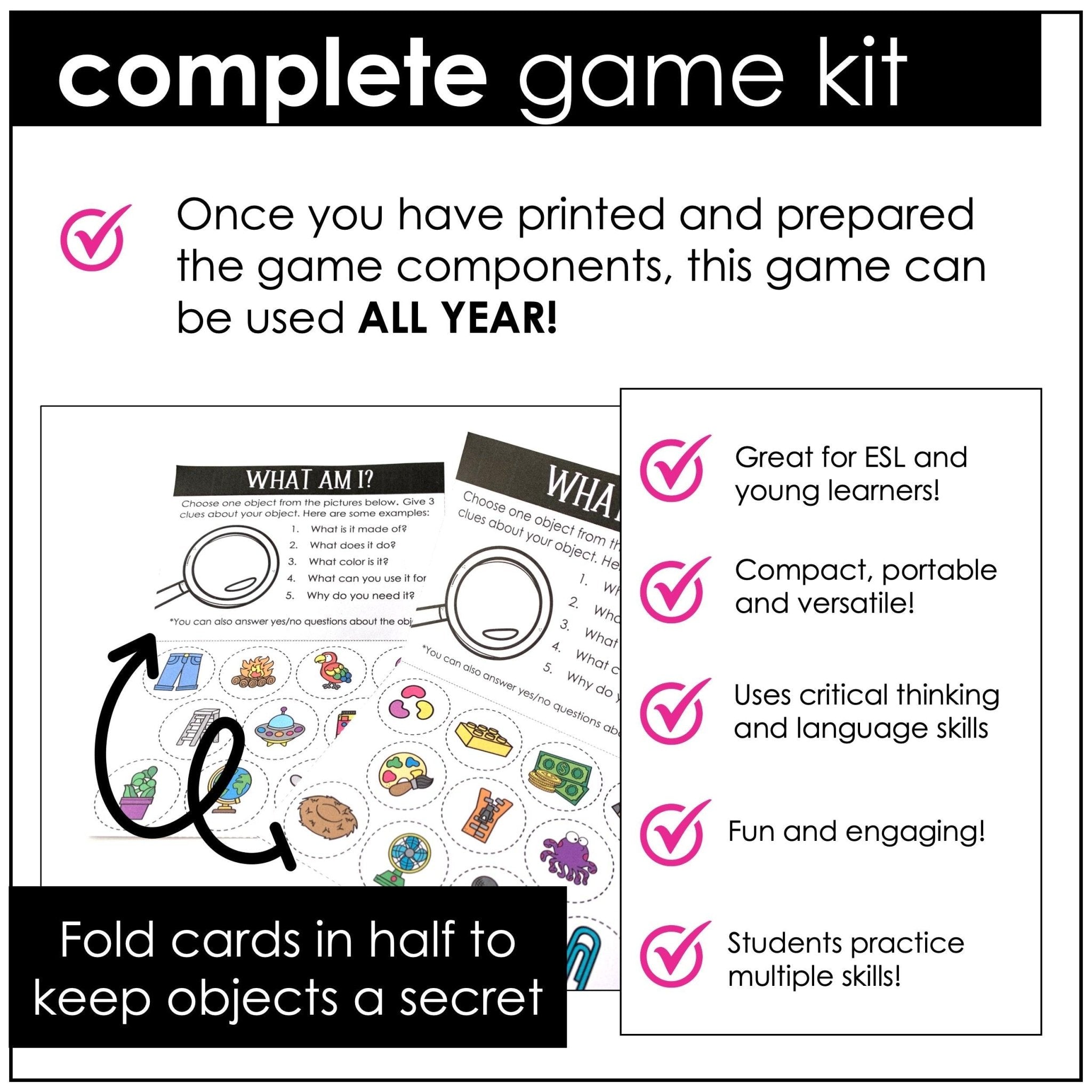 What am I? - Guessing Game - Describing Objects & Animals