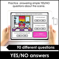 Improve Comprehension: YES NO Boom Cards
