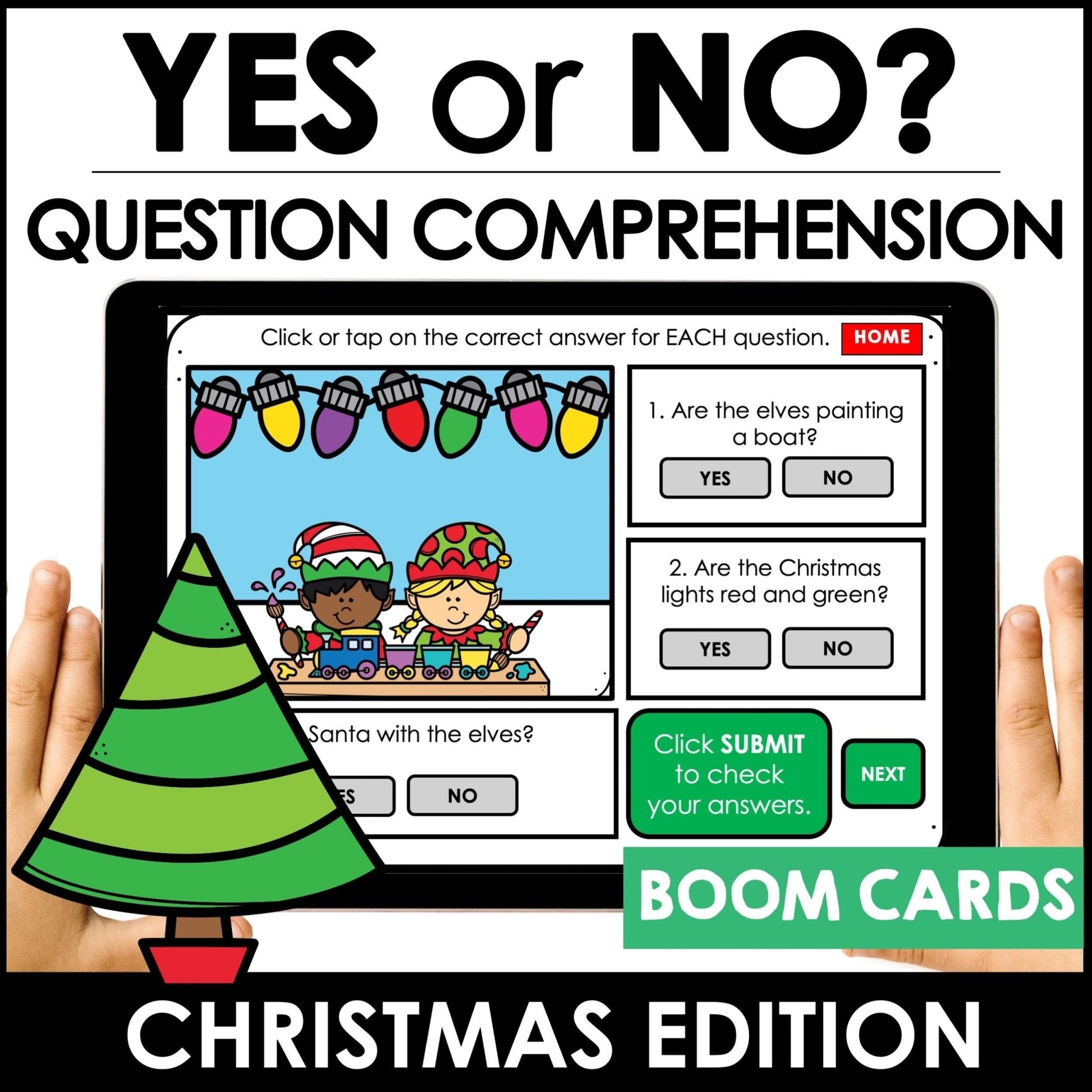 Yes or No Answers | Christmas Vocabulary and Questions